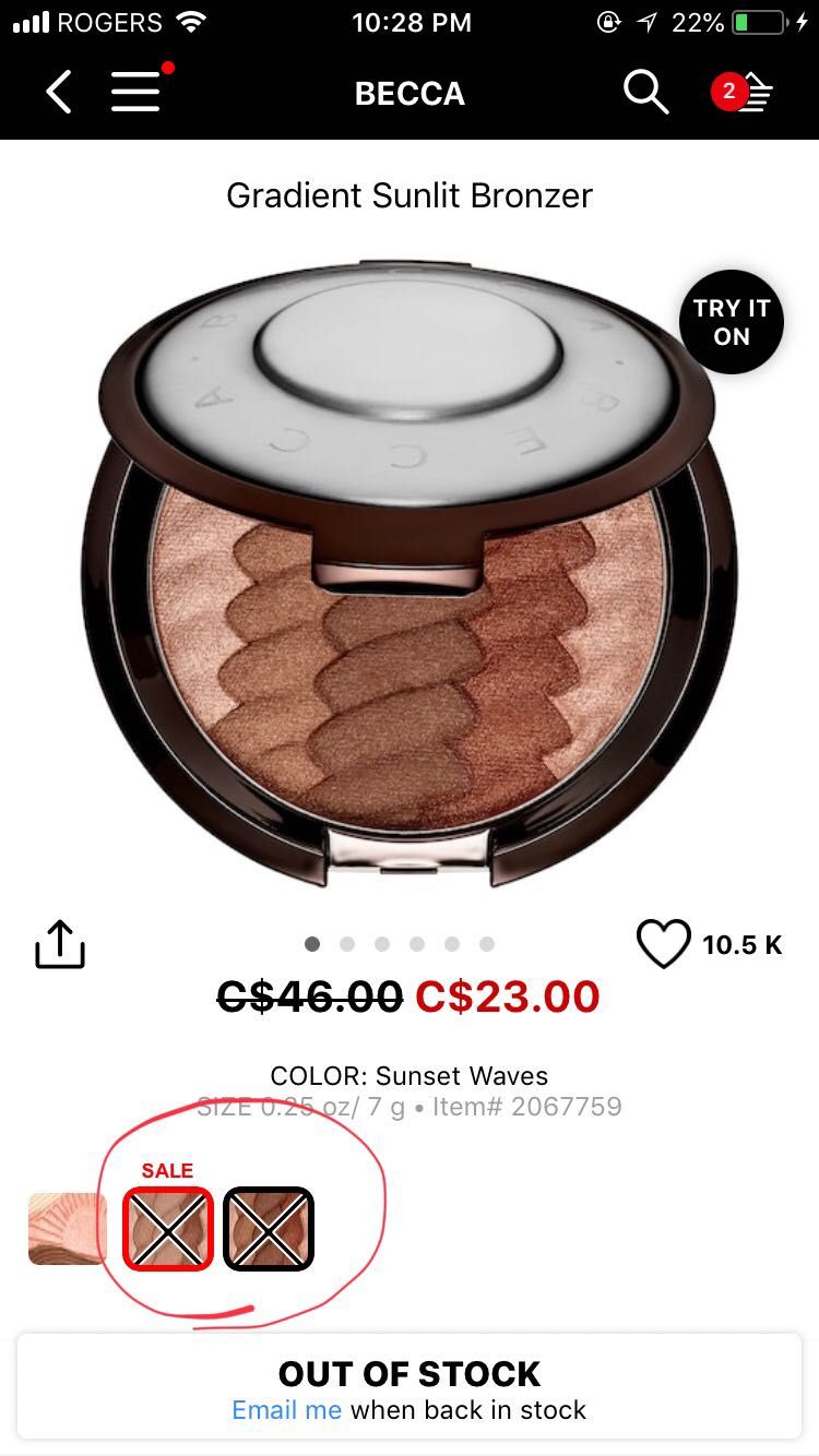 Sephora out of stock sale section - Beauty Insider Community