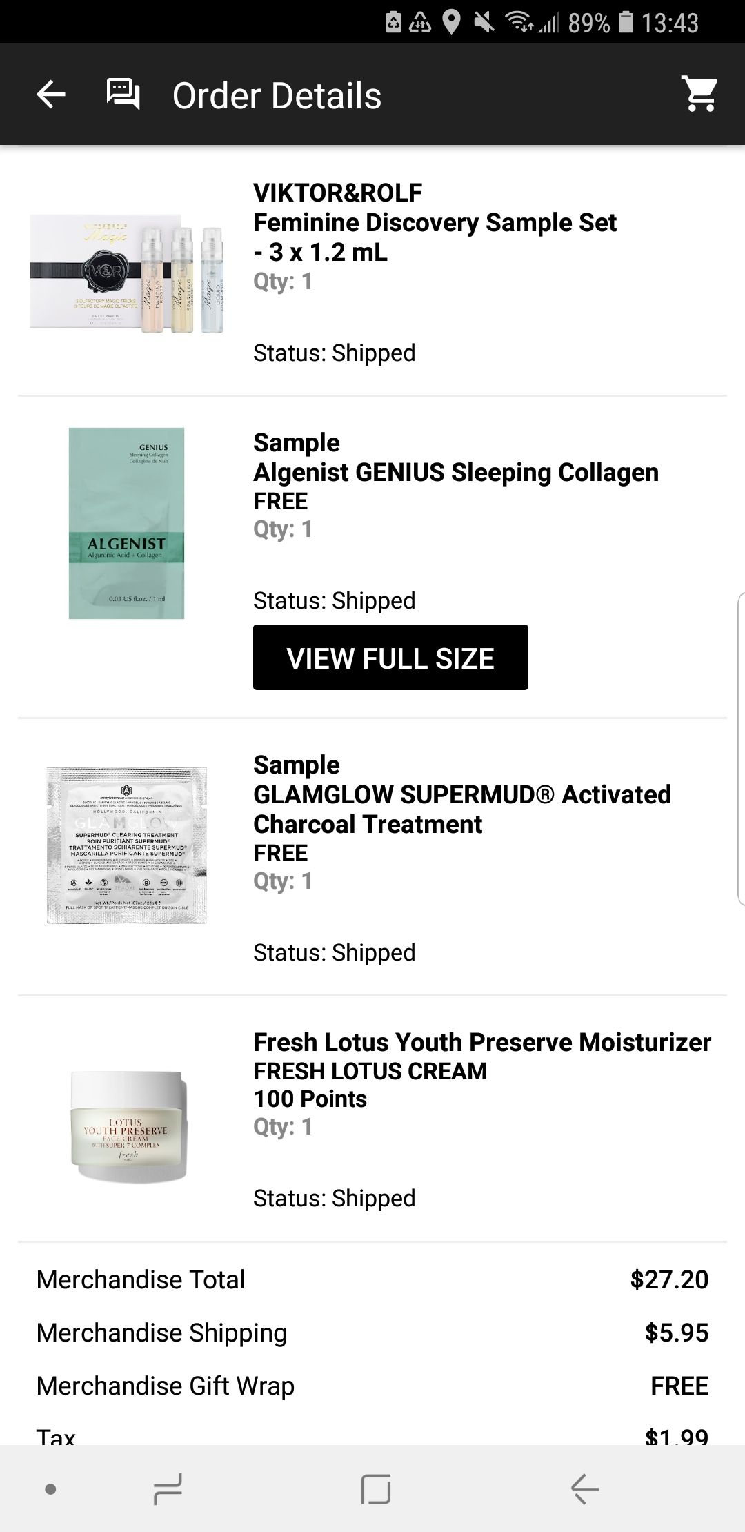 About order - Beauty Insider Community