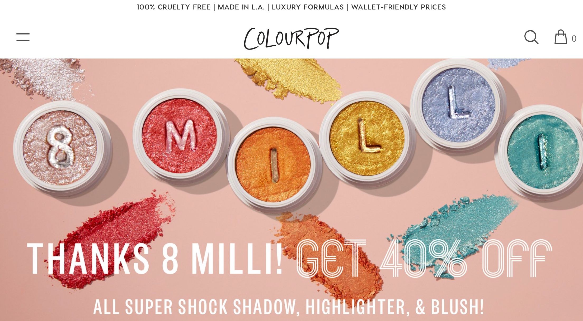 ColourPop shipping and VAT - Beauty Insider Community