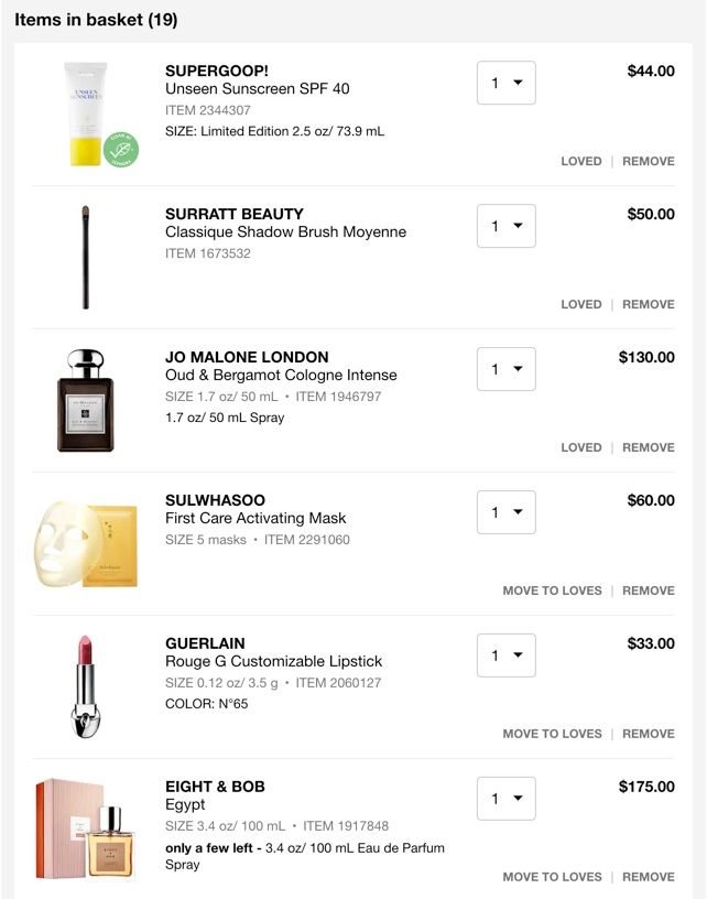 $1000 Fantasy Sephora Basket - Beauty Insider Community