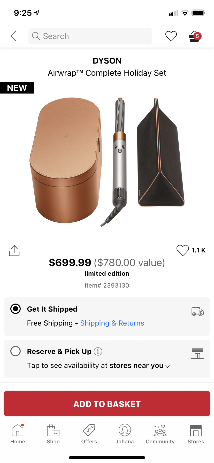 Dyson Airwrap styler holiday set - Beauty Insider Community