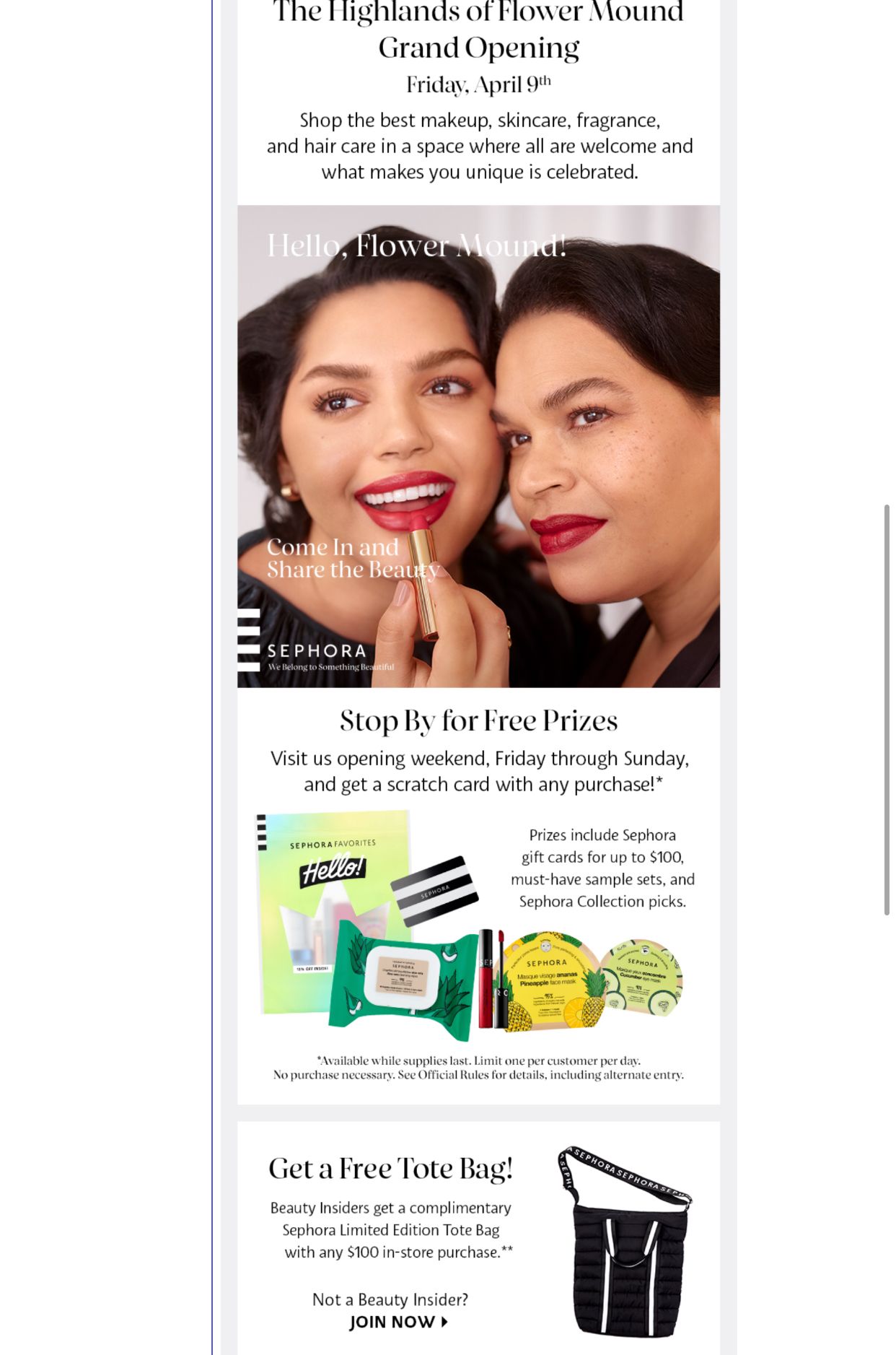 Sephora Store Openings and Events - Beauty Insider Community