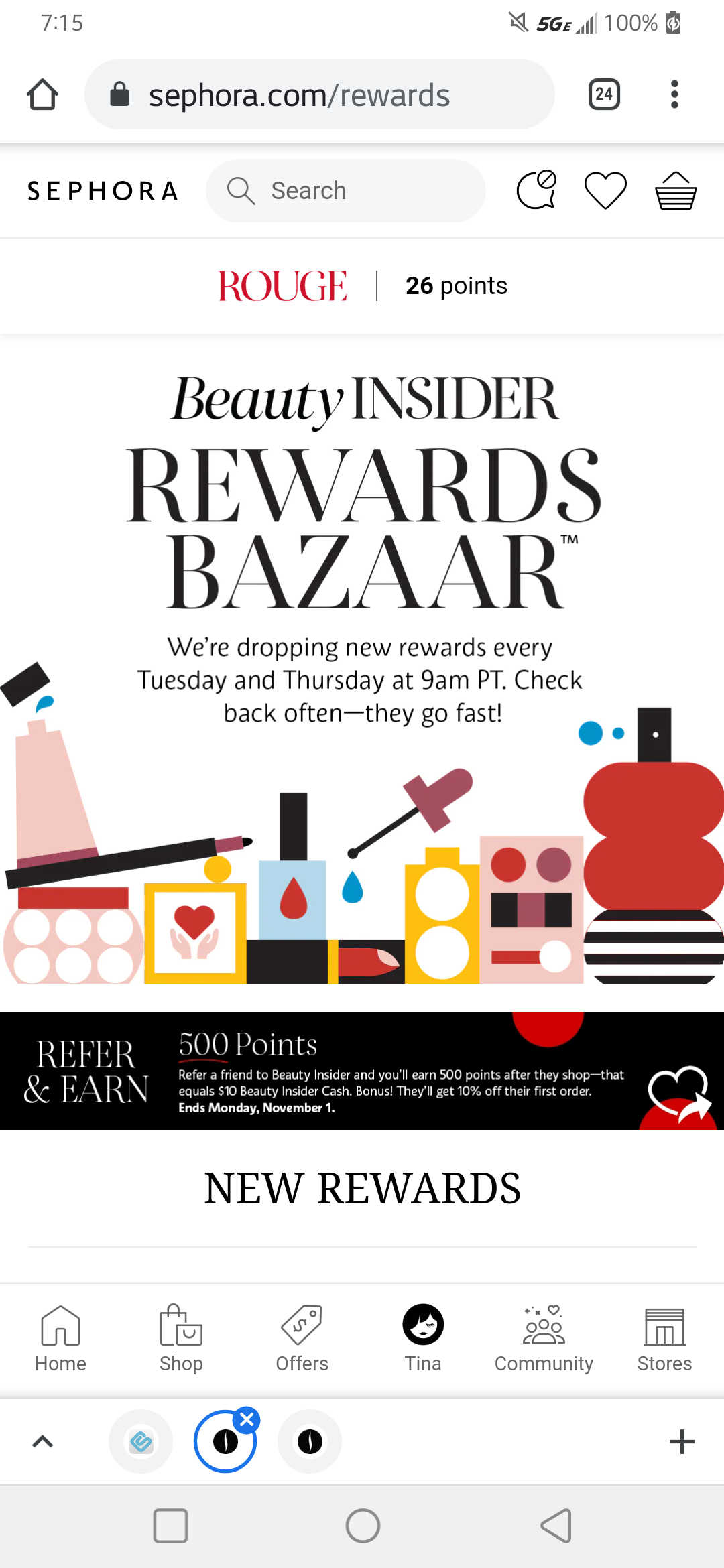 Rouge referral link? Where do i find thi... - Beauty Insider Community