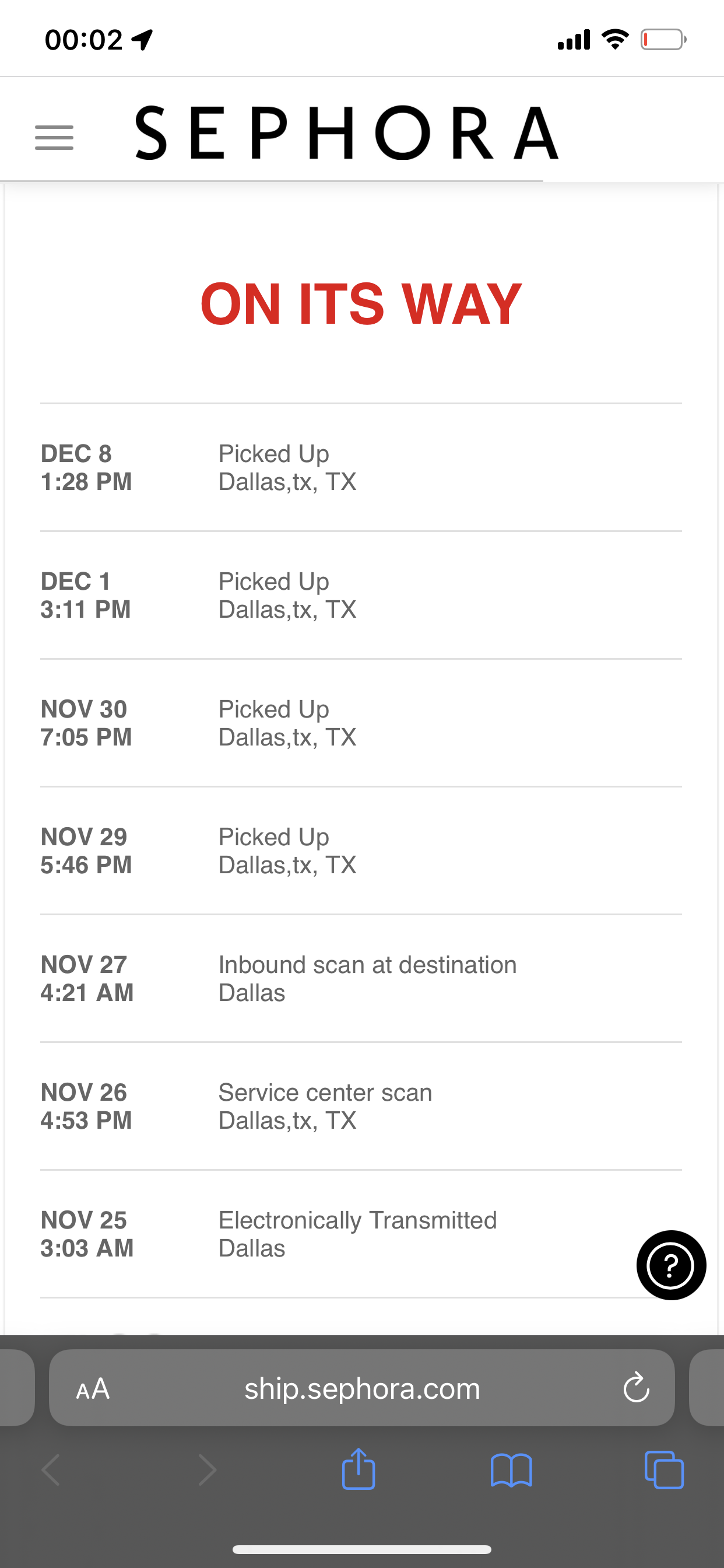 STOP USING LSO - Missing package - Beauty Insider Community