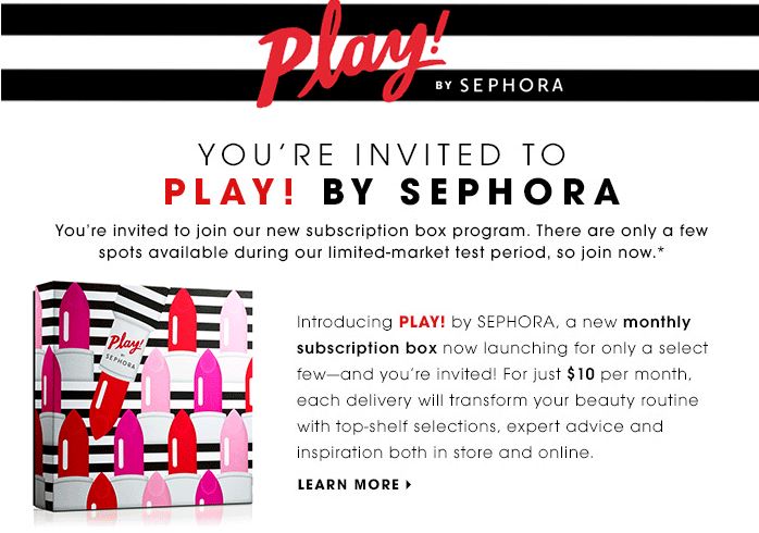 PLAY! by SEPHORA Invitation FAQs - Beauty Insider Community