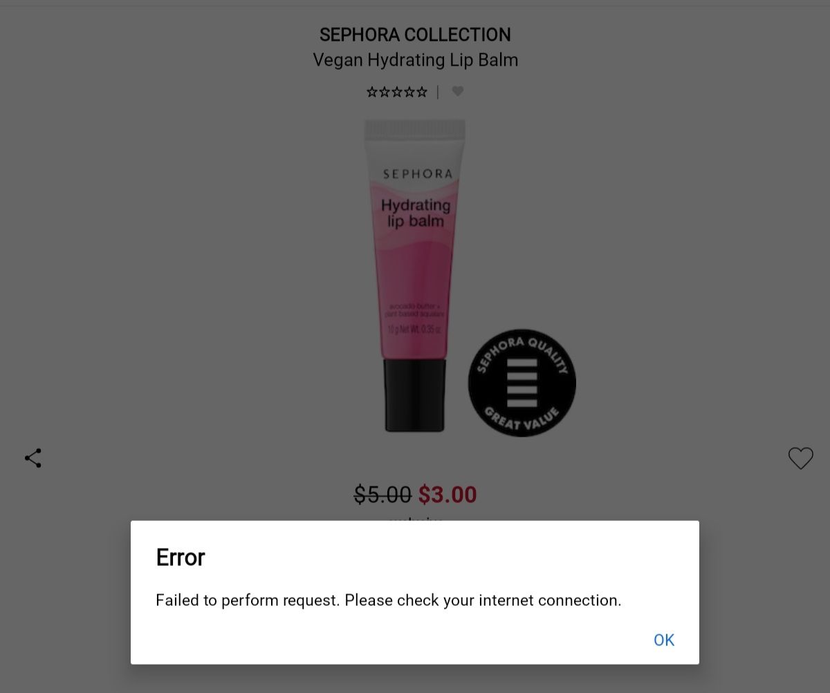 APP DISPLAYS BOGUS MESSAGE, ITS BEEN DAY... - Beauty Insider Community