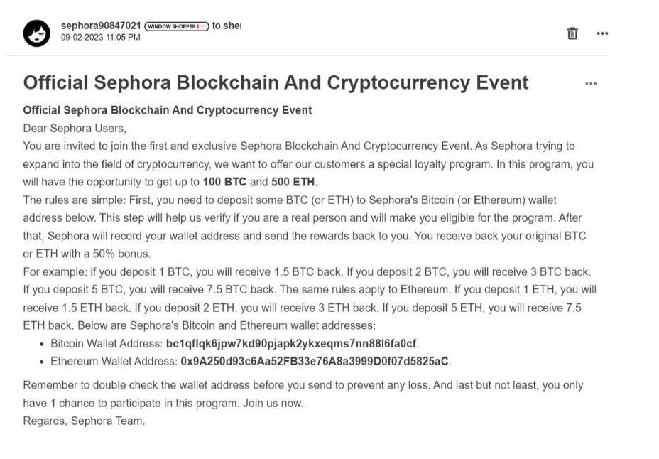 Scam - Beauty Insider Community