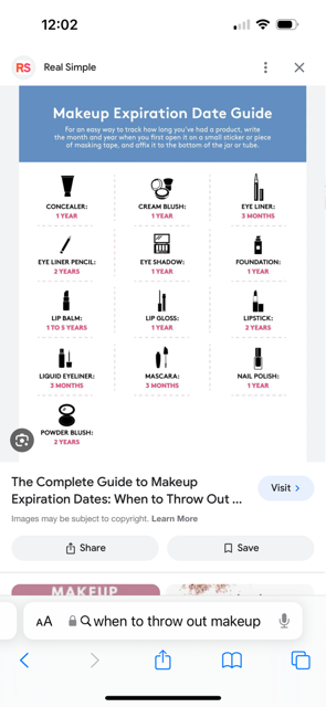 When to replace makeup? - Beauty Insider Community