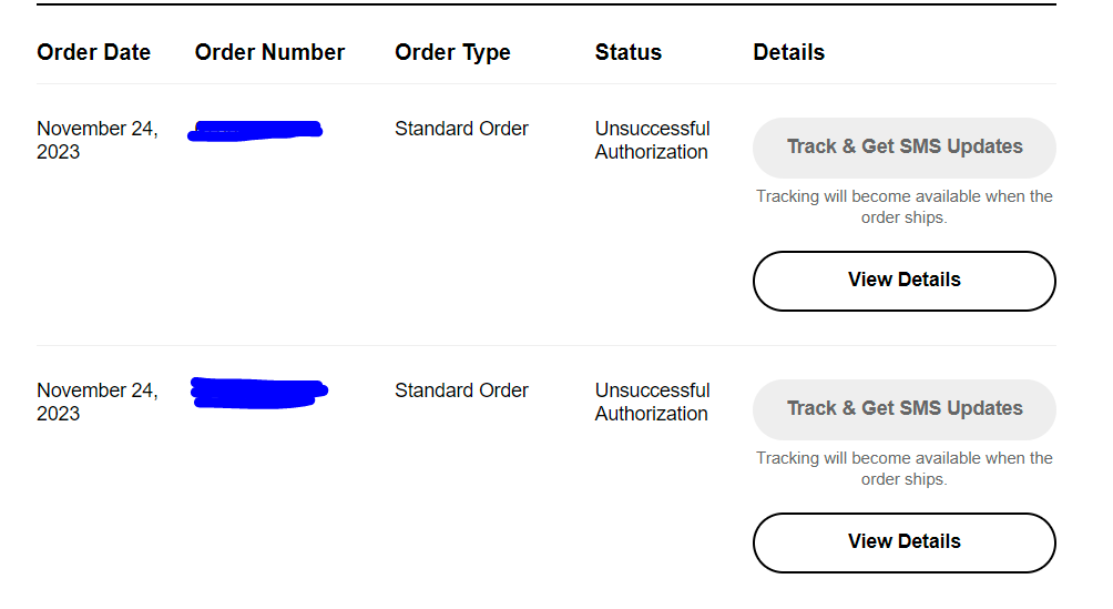 Charged for a cancelled order (Unsuccesf... - Beauty Insider Community