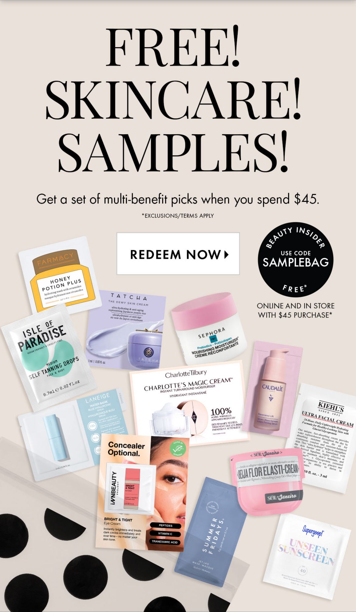 January Skincare Sample Set - Beauty Insider Community