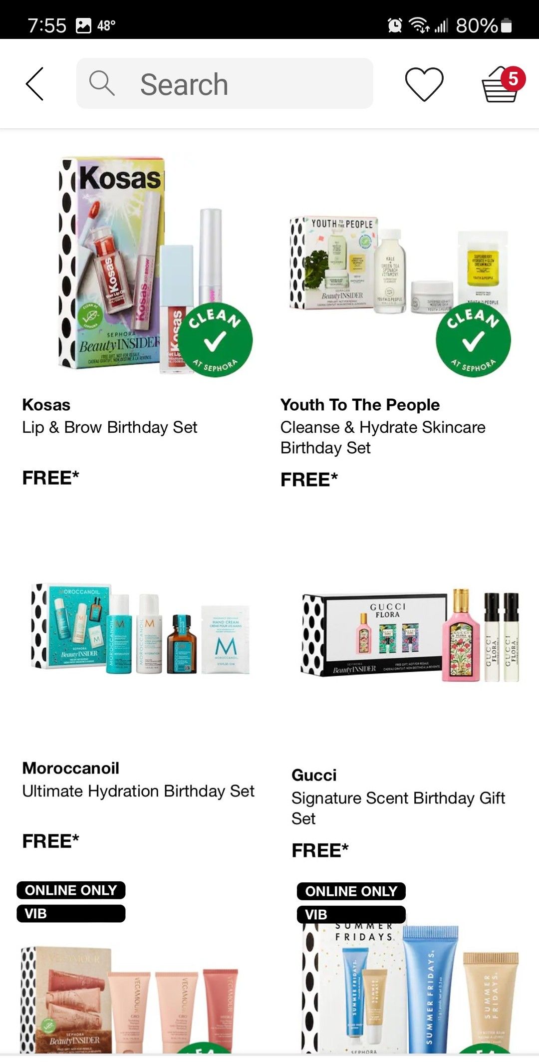 New birthday gifts for July - Beauty Insider Community