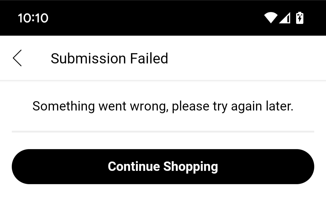 Review "submission error" - Beauty Insider Community