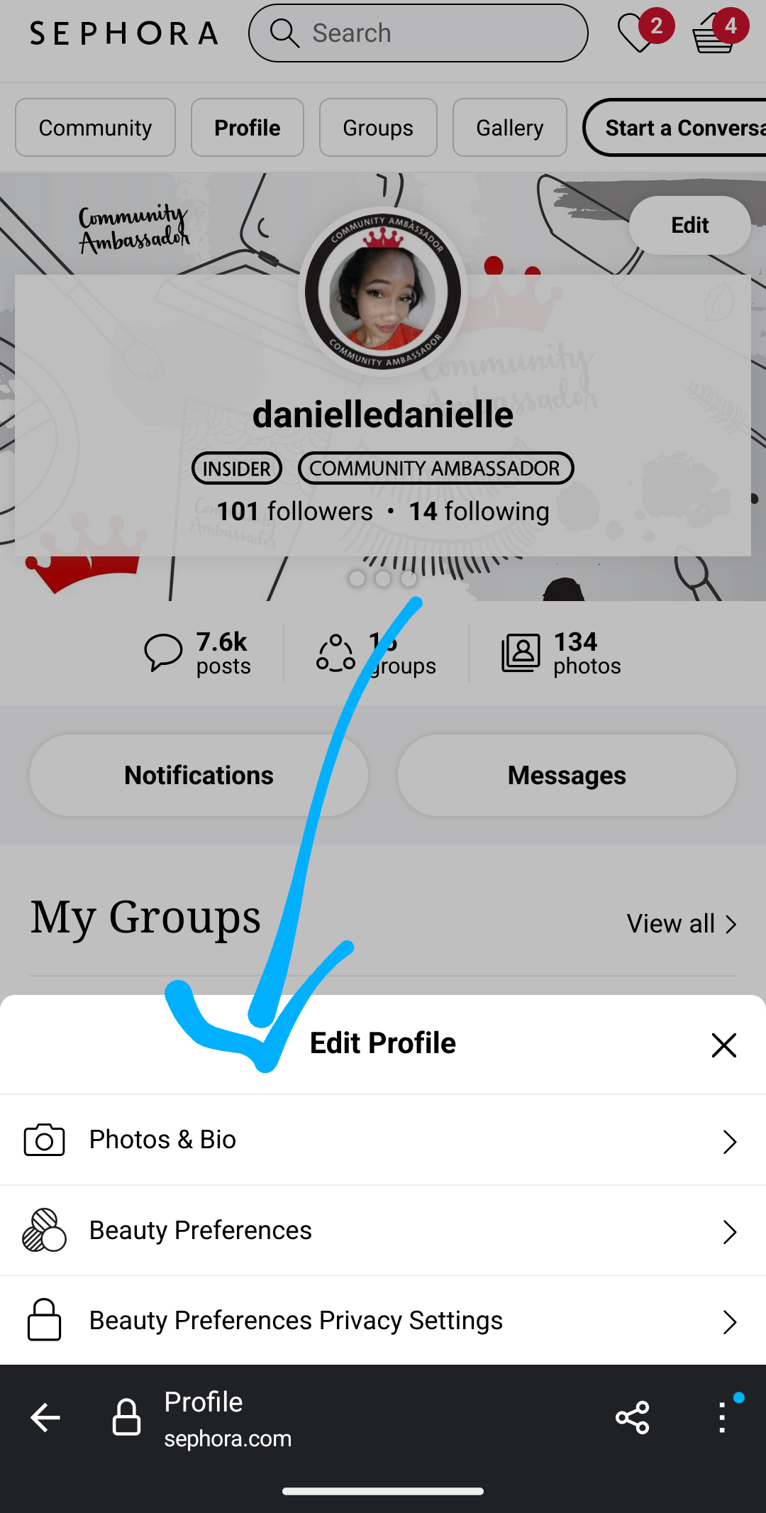change profile pic - Beauty Insider Community