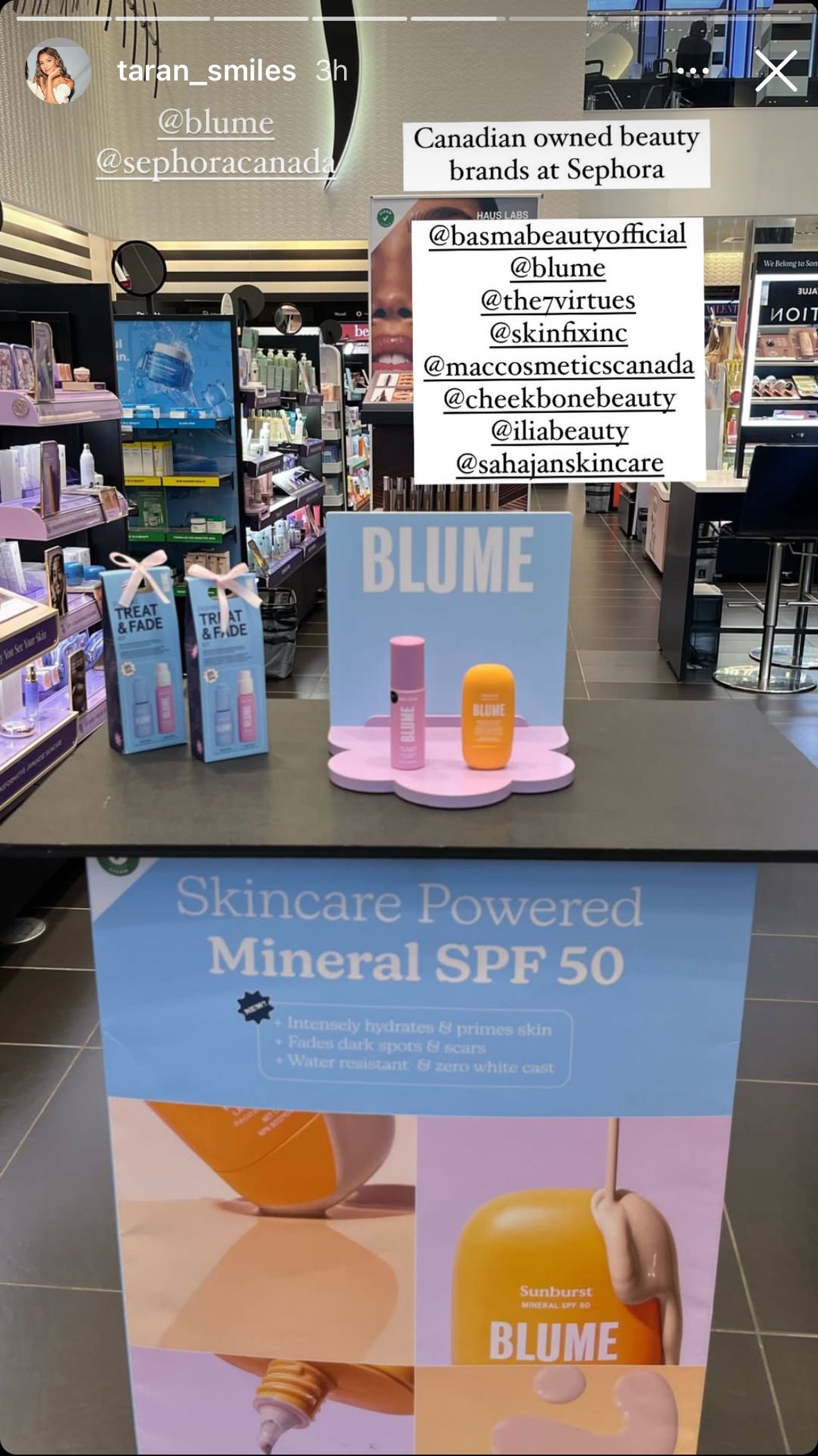 Updated Canadian brands list at Sephora - Beauty Insider Community