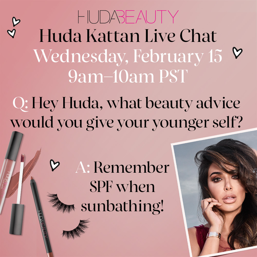 Live Chat with Huda Beauty - Beauty Insider Community