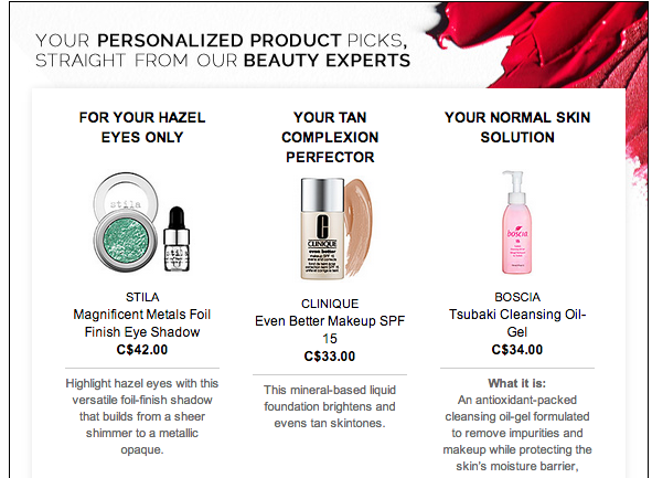 Sephora Personalized Product Picks - Beauty Insider Community