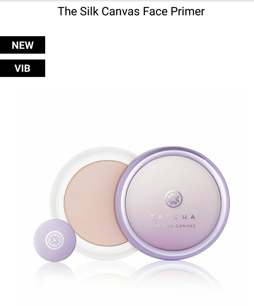 New Tatcha Primer WON'T clog pores.. - Beauty Insider Community